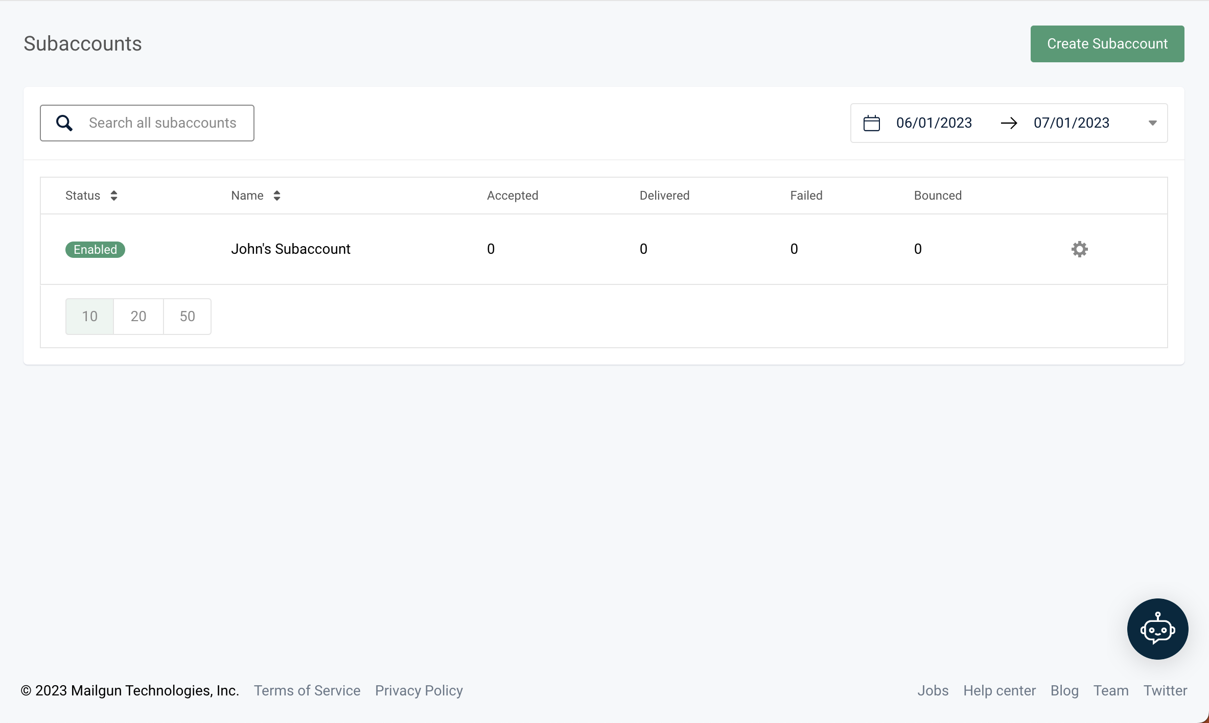 Subaccounts – Mailgun Help Center
