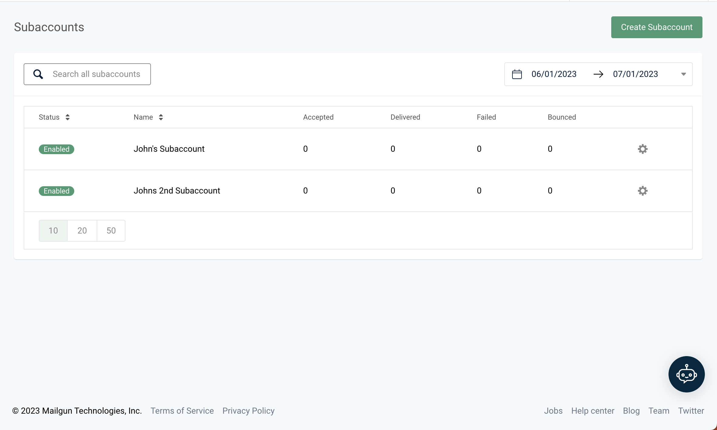 Subaccounts – Mailgun Help Center