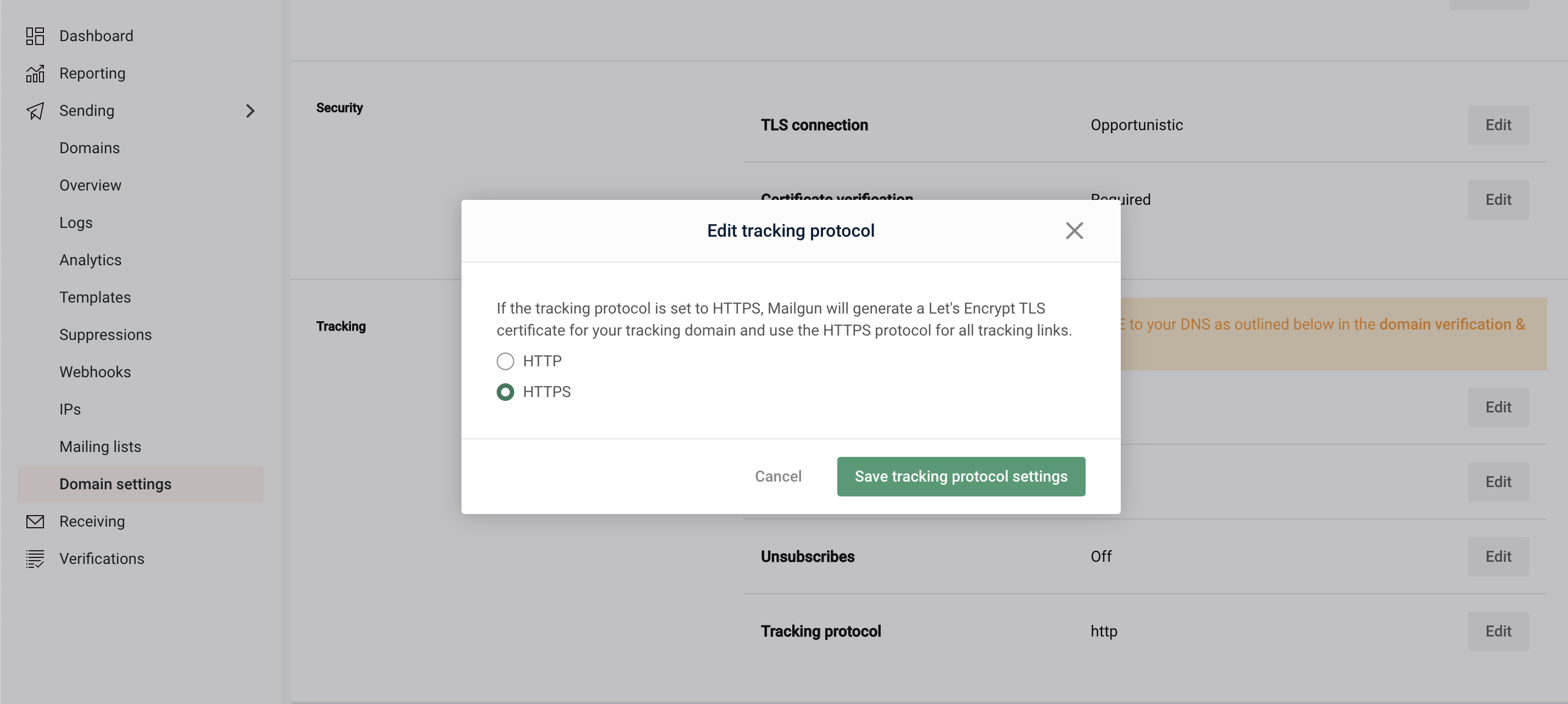 HTTPS Tracking & Links – Mailgun Help Center